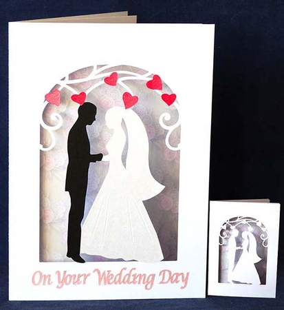 Wedding Arch Card - CUP969645_40382 | Craftsuprint