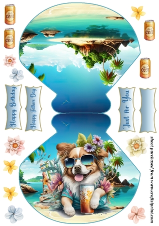 Shell Shaped Card Template - CUP415398_1056 | Craftsuprint
