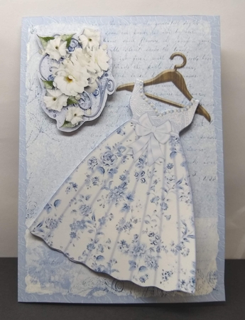 Dress Card Shaped Template - CUP340379_1740 | Craftsuprint