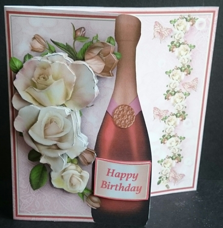 Pink Champagne Offset Card Mini Kit - CUP679306_1648 | Craftsuprint