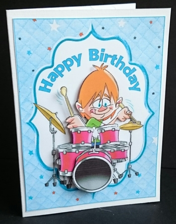 Rockin birthday wishes - CUP733307_1209 | Craftsuprint