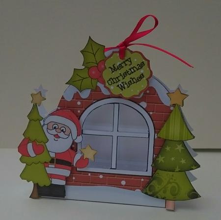 3D Santa Xmas Window Treat Holder Christmas Decoration - CUP584432_359 ...