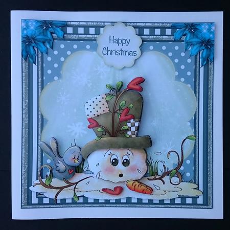 The Melting Card Front Kit - CUP657554_1483 | Craftsuprint