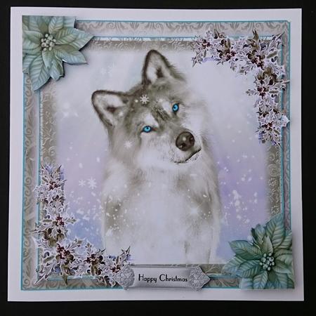 The Beautiful Wolf Card Front Kit - CUP651335_1483 | Craftsuprint