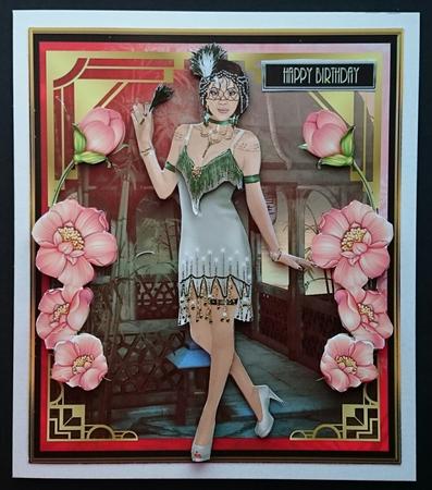 Stunning Flapper Lady No27 Mini Kit - CUP667578_1812 | Craftsuprint