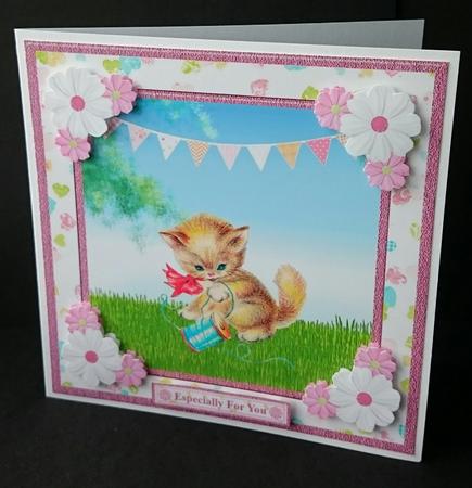 Cute Kitten Card Topper & Decoupage - CUP674827_1894 | Craftsuprint