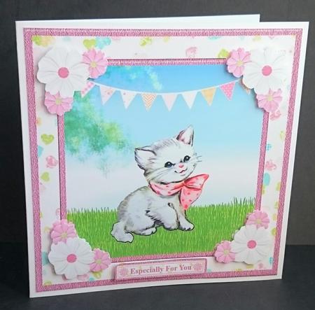 Cute Kitten Card Topper & Decoupage - CUP674828_1894 | Craftsuprint