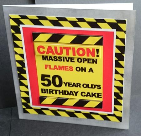 Caution Birthday Cake Flames - 50 - CUP676347_1763 | Craftsuprint