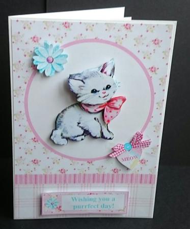 Cute Kitten Card Topper & Decoupage - CUP676466_1894 | Craftsuprint