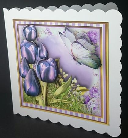 The Beautiful Tulips Card Front Kit - CUP680297_1483 | Craftsuprint