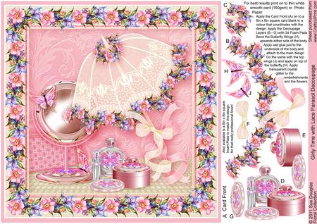 Designer Resource - Pink Girly Things - CUP246061_422 | Craftsuprint