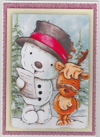 Christmas Caroling Duo - CUP809464_1398 | Craftsuprint