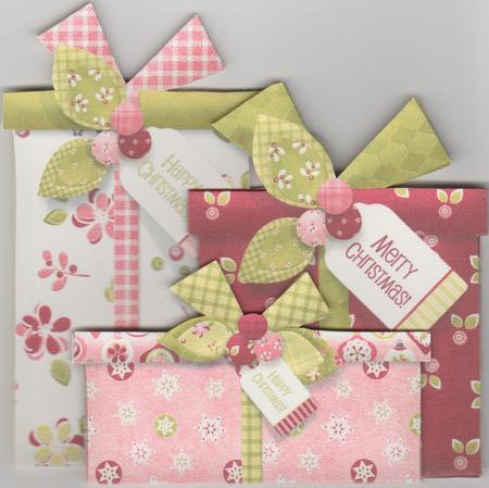Christmas Gifts Shaped Fold Card Kit - CUP561867_2111 | Craftsuprint
