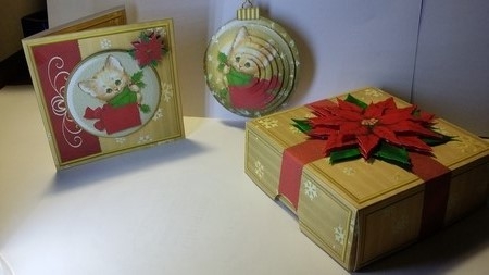 3D Bauble Card And Gift Box Set Two Mini Kit 1 - CUP826562_1784 ...