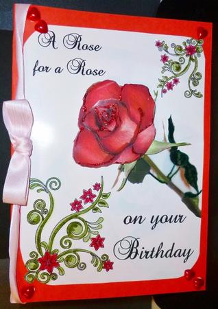 A Rose for a Rose on Your Birthday Step by Step - CUP263631_994 ...