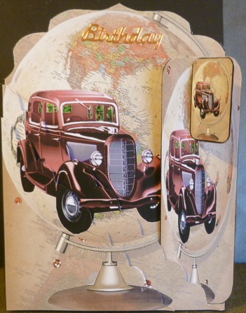 Car Map Bookmark Card - CUP481824_452 | Craftsuprint