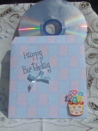 Cd/dvd Gift Sleeve - Birthday - CUP84587_647 | Craftsuprint