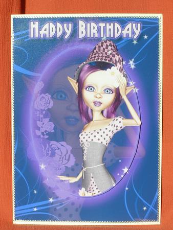 Cute Elf Birthday Card for Daughter or Other - CUP293215_1446 ...
