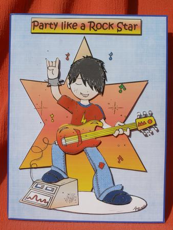 Party Like a Rock Star Quick Card - CUP308047_1209 | Craftsuprint
