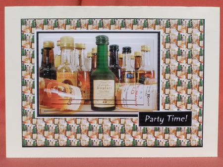 Alcohol Party Card Front - CUP338630_1751 | Craftsuprint