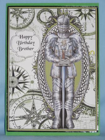 Knight in Armour Birthday Card - CUP397227_1827 | Craftsuprint