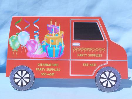 Van Card - Celebrations Party Supplies - CUP419492_66 | Craftsuprint