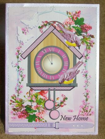 New Home Birdhouse & Clock - CUP443825_936 | Craftsuprint