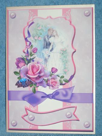 Romantic Wedding Card Front - CUP443809_174 | Craftsuprint