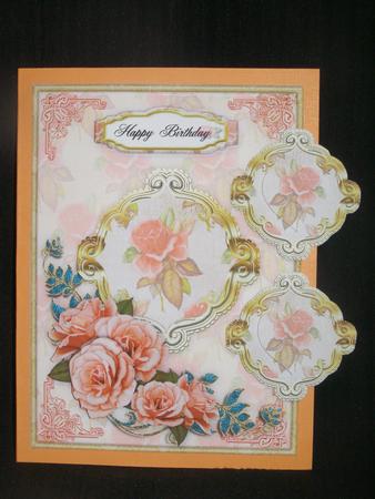 Floral Card with Two Side Panels - CUP453220_1812 | Craftsuprint