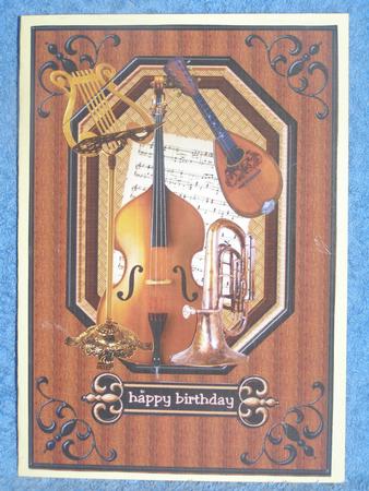 Male Music Card - CUP457148_936 | Craftsuprint