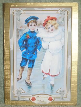 Ice Skating in the Snow Card Front - CUP470561_719 | Craftsuprint