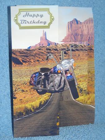 The Open Road Cut and Fold Back Card - Photo by Susan Smith