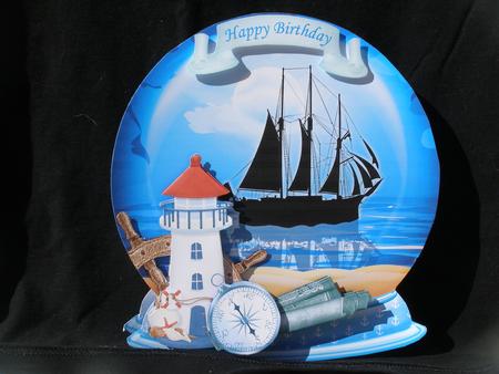 Sand Globe Sailing Ship Shaped Rocker Card Mini Kit - CUP625765_68 ...
