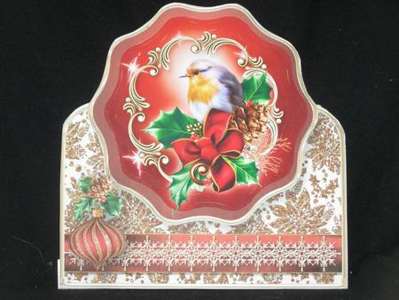 Christmas Robin - Stand-up Wavy Pyramid Card Mini Kit - CUP631797_1648 ...