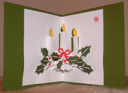 002 Candle Christmas Pop-up & Topper - CUP694963_1415 | Craftsuprint