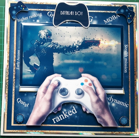 The Gamer Card Front Kit - Photo by Susan Heanes