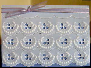 Broderie Anglaise Parchment Card - CUP9399_106 | Craftsuprint