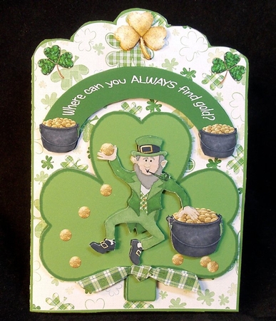 Scallop Top Card Front Template - CUP255822_168 | Craftsuprint