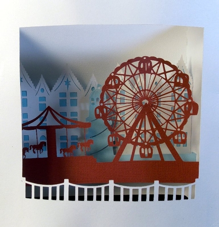 Fun Fair themed Box card - CUP697426_66824 | Craftsuprint