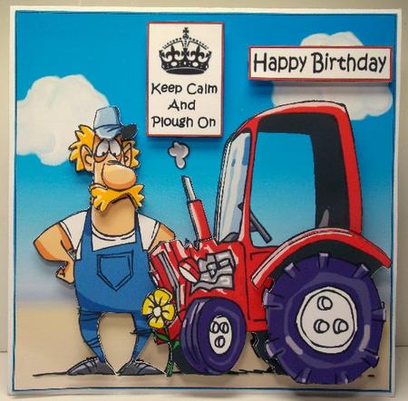 Keep Calm and Plough On - CUP532907_1209 | Craftsuprint