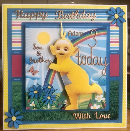 Teletubbies Everyday Fun 7x7 Card Front 1 - Photo by Suzanne Kavanagh