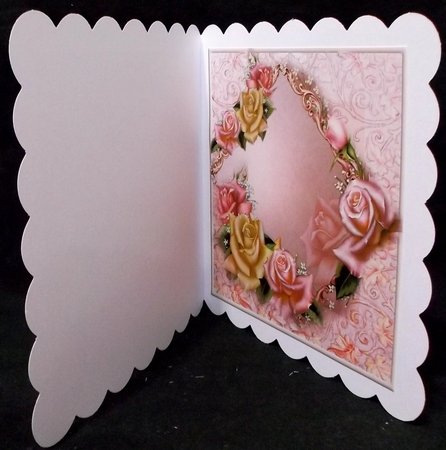 rose framed insert - Photo by Alyssuzi Creative Cards by Suzi Cooper