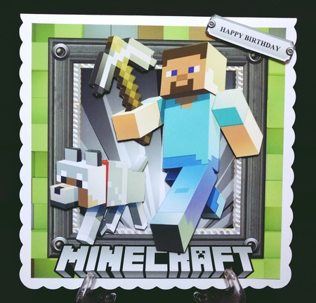 Minecraft Bumper Kit - Photo by Alyssuzi Creative Cards by Suzi Cooper