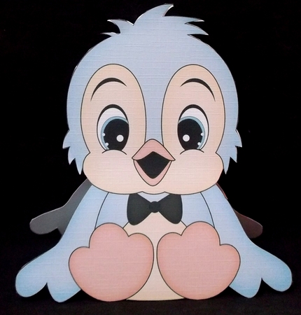 3D Shaped Card Kit - Cute Little B-Jay Bird - CUP898266_359 | Craftsuprint