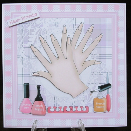 French Polish Manicured Nails Decoupage Topper - CUP966653_719 ...
