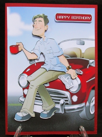 Best Dad Red Car - CUP970004_437 | Craftsuprint