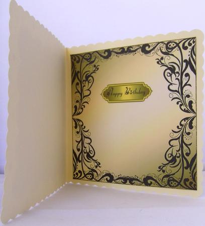 Blank Metallic Card Base with Fancy Border 8 - CUP351232_96 | Craftsuprint