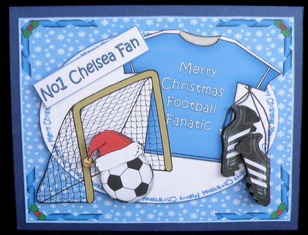 Chelsea Blue Football Christmas - CUP372896_1209 | Craftsuprint