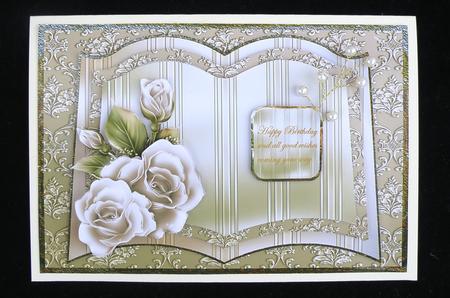 Cream Rose Book Mini Kit - CUP390339_8 | Craftsuprint