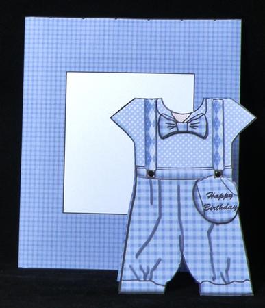 Little Boy Blue Pant Card & Envelope - CUP402599_866 | Craftsuprint